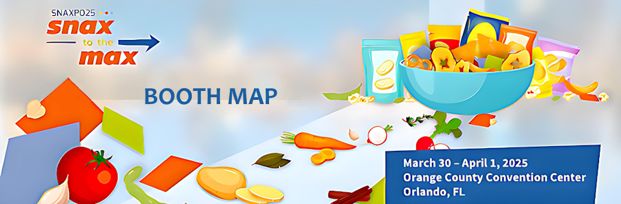 SNAXPO 2025 - Exhibitor Booth Map